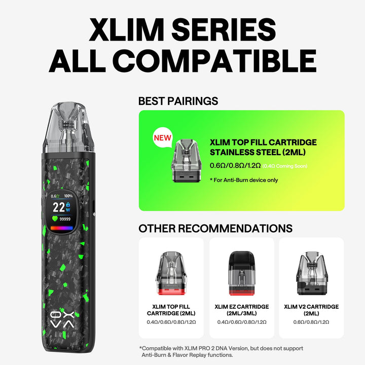 OXVA XLIM TOP FILL CARTRIDGE STAINLESS STEEL – oxvaeu.com